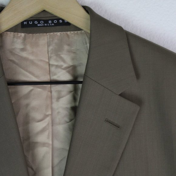 Hugo Boss | Suits & Blazers | Hugo Boss Saks Fifth Avenue Brown Pattern ...